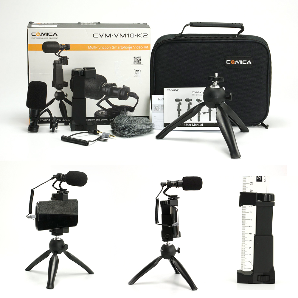 Comica CVM-VM10-K2 (CVM-VM10 II) - Mikrofon und Smartphonestativ Test ...