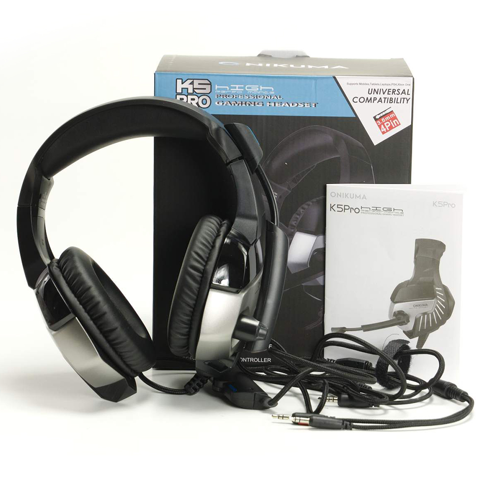 ONIKUMA K5 PRO - Preiswertes Gamer-Headset mit Licht | Gamer Headset